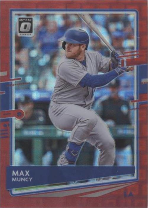 2020 Panini Donruss Optic - Red Pandora Prizm #192 Max Muncy /79 for ...