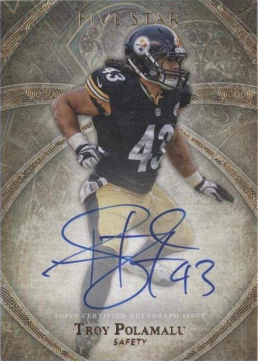 2014 Topps Five Star - Autographs Troy Polamalu #FSA-TP (AU) for sale ...