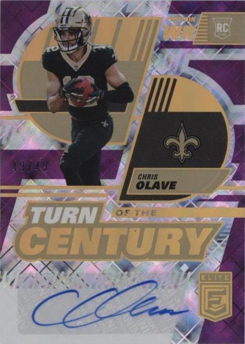 2022 Panini Donruss Elite - Turn of the Century Autographs Chris Olave ...