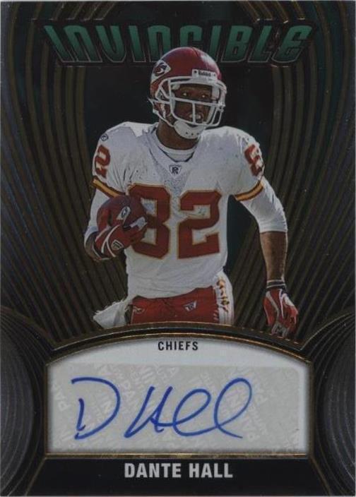 2022 Panini Chronicles - Invincible Autographs Dante Hall #INV-DAH (AU ...