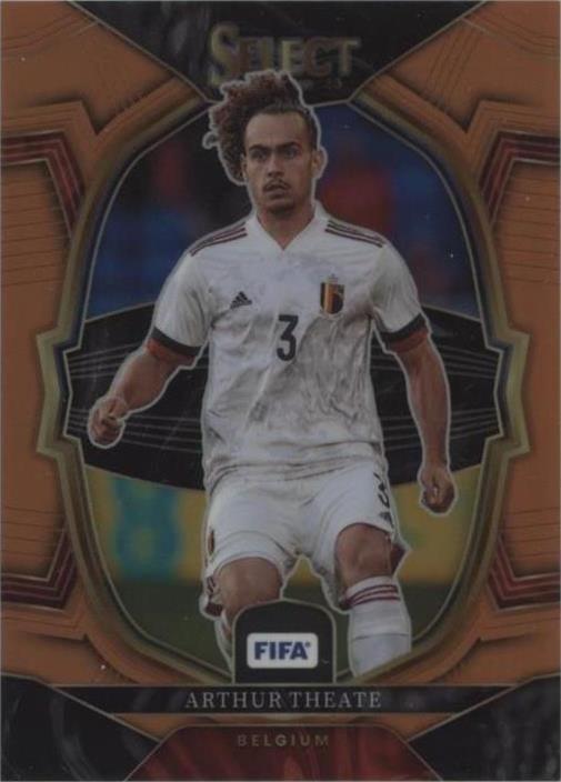 2022-23 Panini Select FIFA - Terrace Orange Prizm #80 Arthur Theate /60 ...