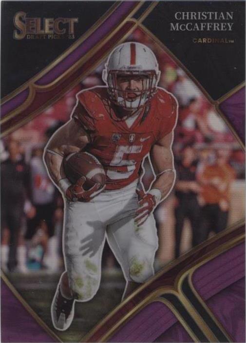 2023 Panini Select Draft Picks - Field Level Purple Prizm #141 Christian McCaffrey /75 for sale ...