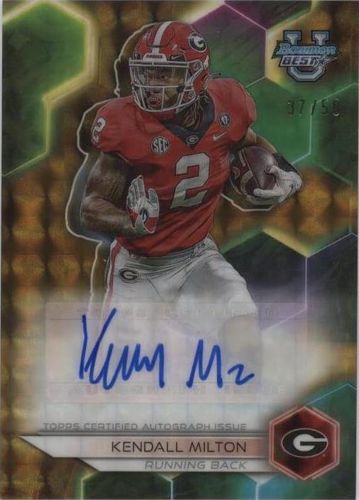 2023 Bowman's Best University - Best of 2023 Autographs Gold Geometric ...