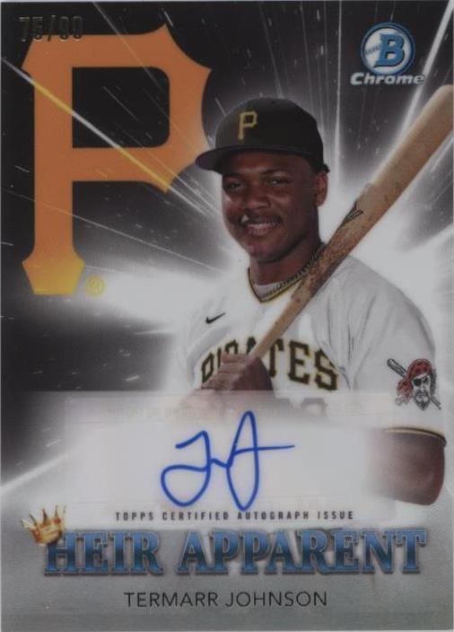 2022 Bowman Draft - Heir Apparent Termarr Johnson #HA-4 Autographs /99 ...