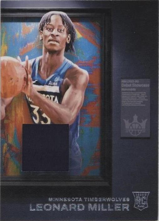 2023-24 Panini Court Kings - Debut Showcase Memorabilia Leonard Miller ...