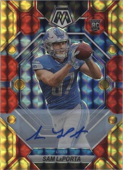 2023 Panini Mosaic - Rookies Choice Fusion Red & Yellow Mosaic Prizm ...