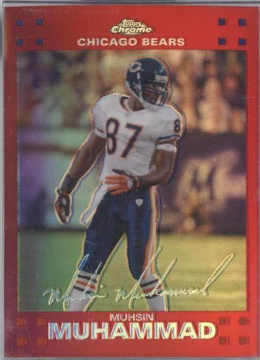 2007 Topps Chrome - Muhsin Muhammad #TC22 Red Refractor /139 for sale ...