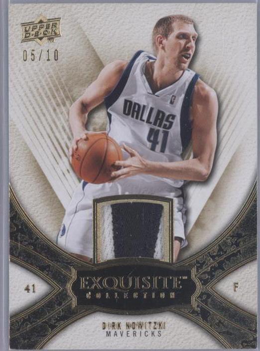 2008-09 Exquisite Collection - Dirk Nowitzki #9 Patches /10 (MEM) for ...