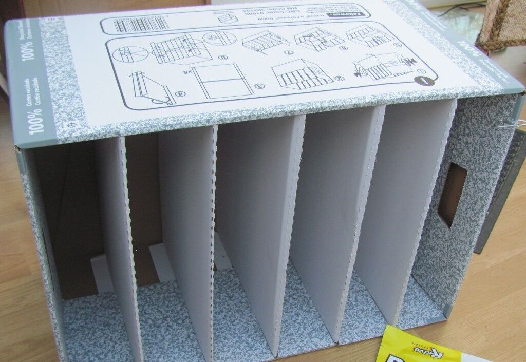 6 x fellowes Bankers box file storage. Filing box cardboard cabinet New ... 6 x fellowes Bankers box file storage. Filing box cardboard cabinet New ...