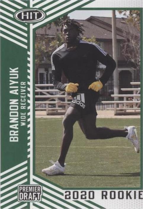 2020 Sage Hit - Brandon Aiyuk #80 Green (RC) for sale online | eBay