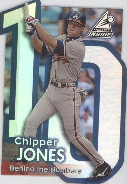 1998 Pinnacle Inside - Behind the Numbers Chipper Jones #18 for sale ...