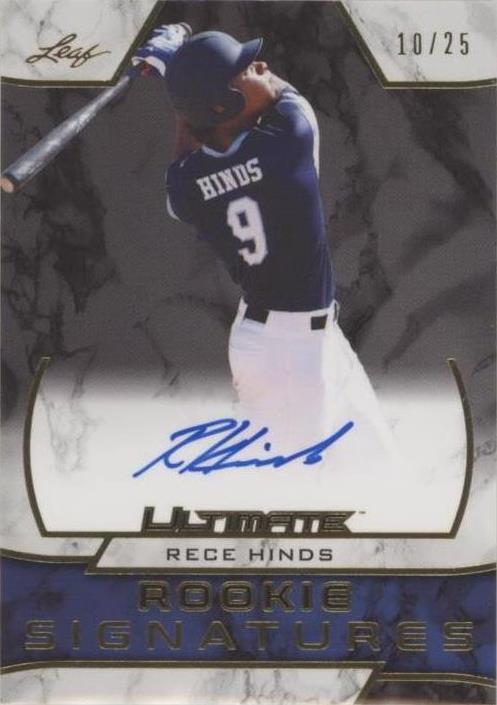 2019 Leaf Ultimate - Rookie Signatures Gold #RS-RH1 Rece Hinds /25 (AU, RC) for sale online | eBay