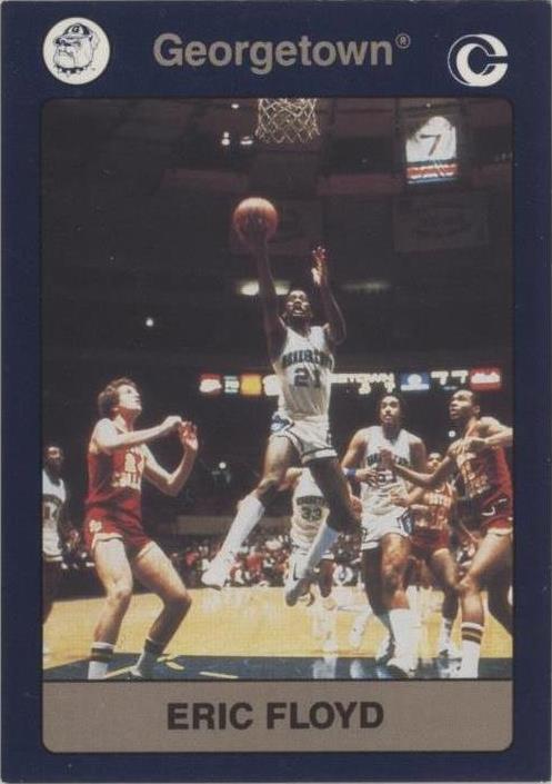 1991 Collegiate Collection - Georgetown Hoyas #3 Eric Floyd for sale ...