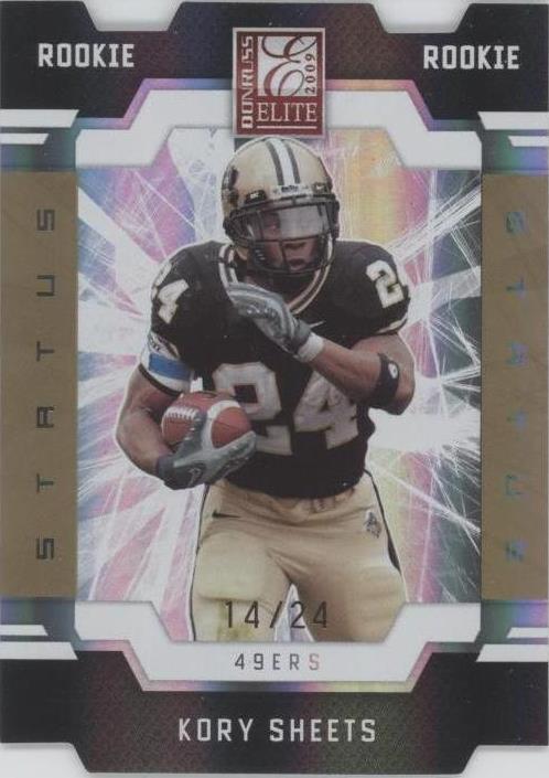 2009 Donruss Elite - Rookies Status Gold Die-Cut #158 Kory Sheets /24 ...