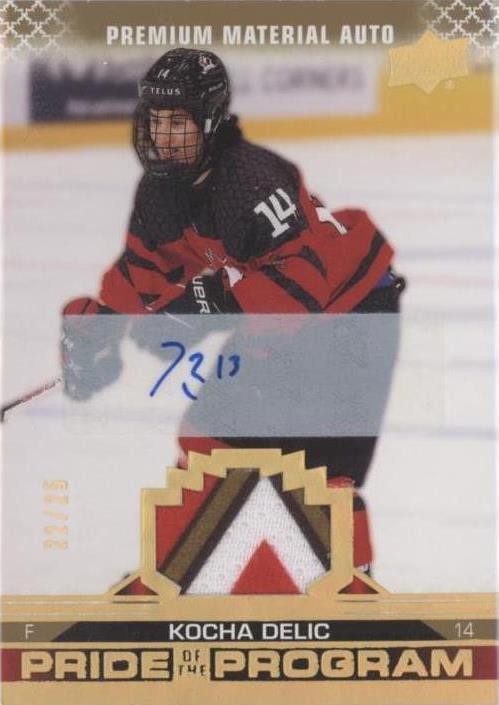 2022 Upper Deck Team Canada Juniors - Pride of the Program Premium ...