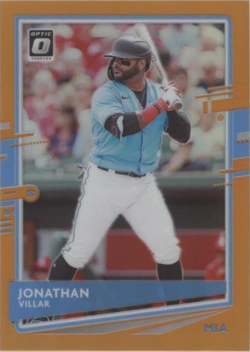 2020 Panini Donruss Optic - Orange Prizm #144 Jonathan Villar /100 for ...