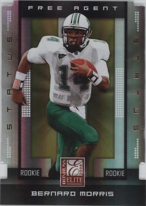 2008 Donruss Elite - Rookie Status Die-Cut #113 Bernard Morris /24 (RC ...