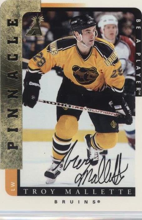 1996-97 Pinnacle Be A Player - Autographs #72 Troy Mallette (AU) for ...