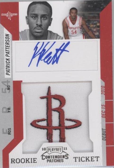 2010-11 Playoff Contenders Patches - Rookie Ticket Autograph #114 ...