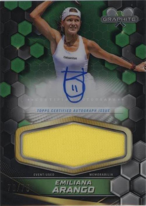 2024 Topps Graphite - Signature Relics Emiliana Arango #GSR-EAO Green ...