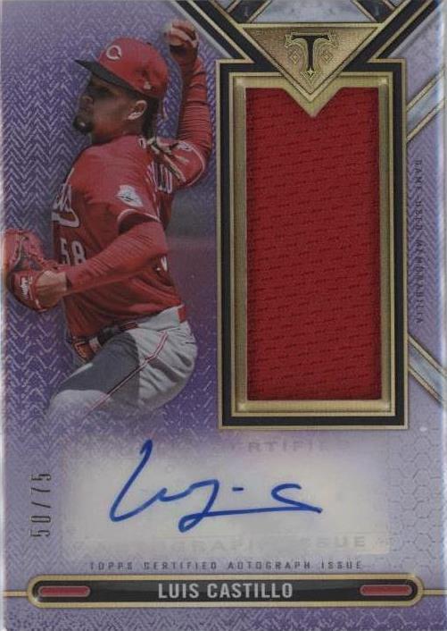 2021 Topps Triple Threads - Autographed Single Jumbo Relics Amethyst # ...