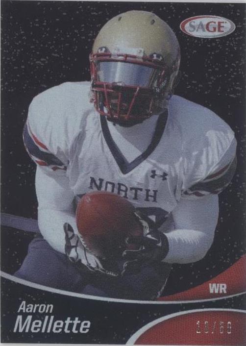 2013 SAGE - Black #SP34 Aaron Mellette /50 (RC) for sale online | eBay