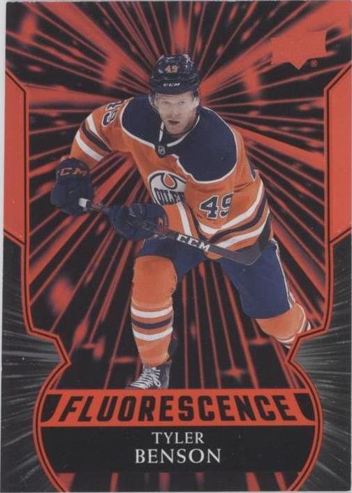 2020-21 Upper Deck - Fluorescence Red #F-9 Tyler Benson (RC) for sale ...