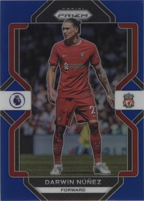 2022-23 Panini Prizm Premier League - Blue Prizm #187 Darwin Nunez /175 ...