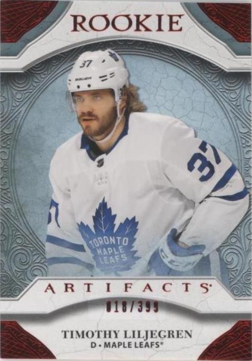 2020-21 Upper Deck Artifacts - Rookies Ruby #176 Timothy Liljegren /399 ...