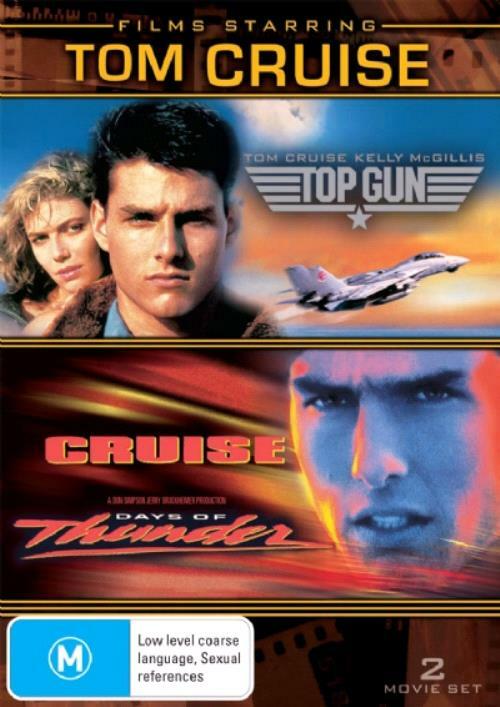 Tom Cruise-Top Gun / Days of Thunder (Box Set, DVD, 1986) for sale ...