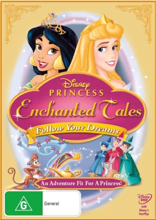 Disney Princess Enchanted Tales-Follow Your Dreams (DVD, 2005) for sale ...
