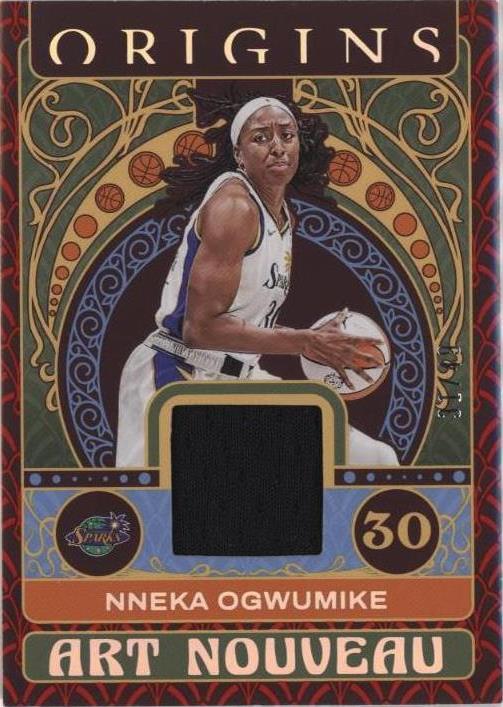 2023 Panini Origins WNBA - Art Nouveau Memorabilia Red #AN-NOW Nneka ...