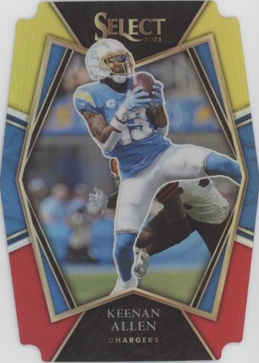 2021 Panini Select - Premier Level Red & Yellow Prizm Die-Cut #119 ...