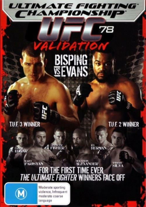 UFC #78-Validation (DVD, 2008) for sale online | eBay Australia