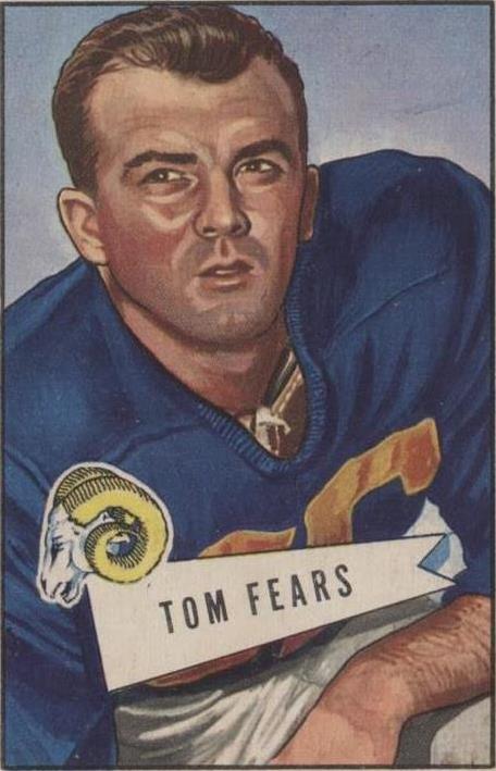 1952 Bowman - Large #13 Tom Fears for sale online | eBay