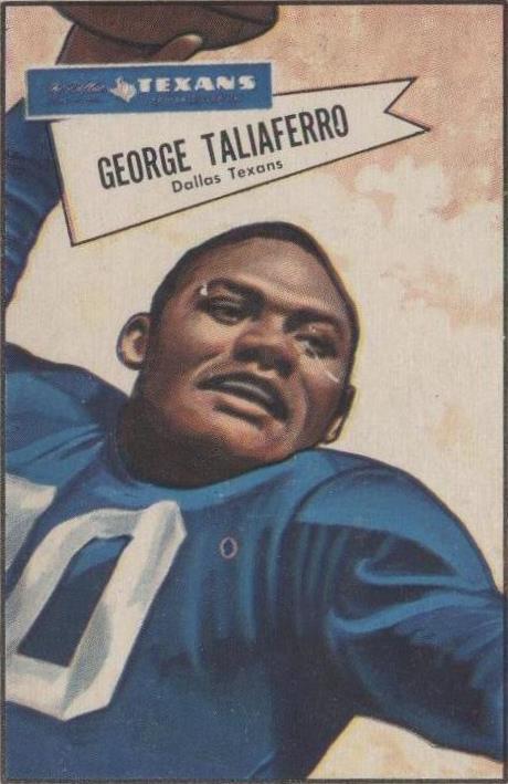 1952 Bowman - Large #89 George Taliaferro for sale online | eBay