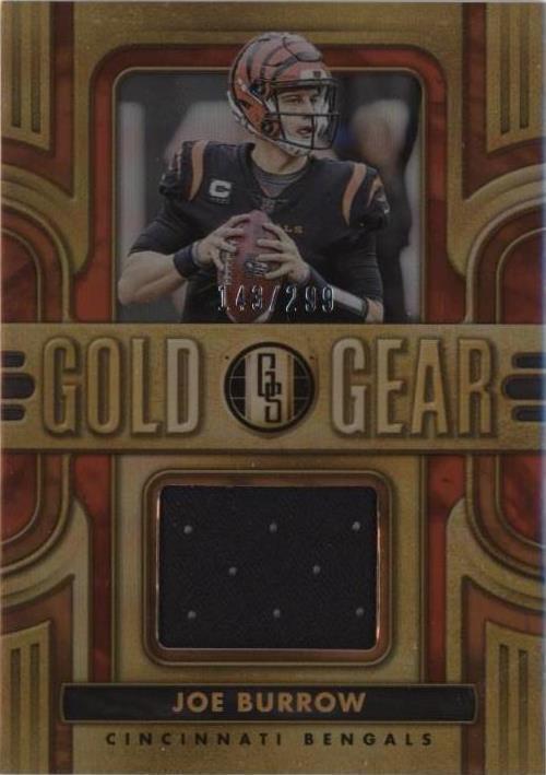 2023 Panini Gold Standard - Gold Gear Joe Burrow #GG-JB /299 (MEM) for ...