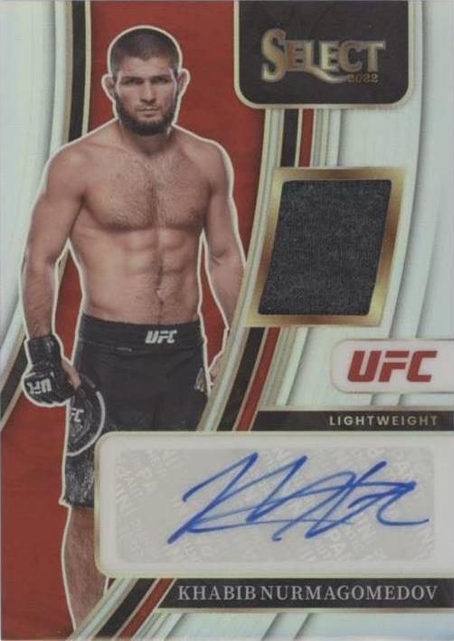 2022 Panini Select UFC - Autographed Memorabilia Khabib Nurmagomedov # ...