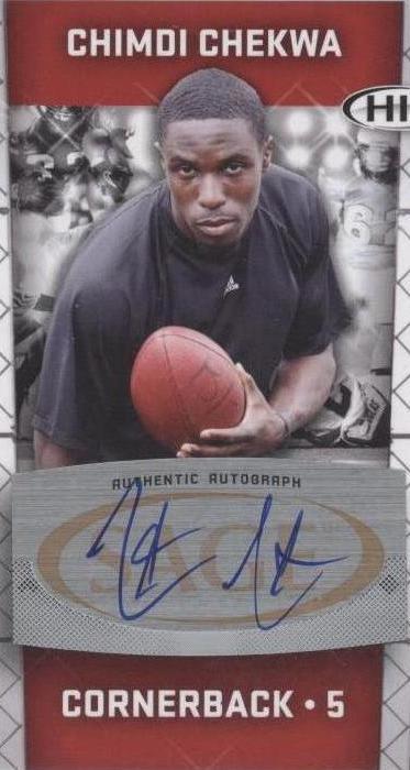 2011 SAGE Hit - Autographs Chimdi Chekwa #A5 (AU, RC) for sale online ...