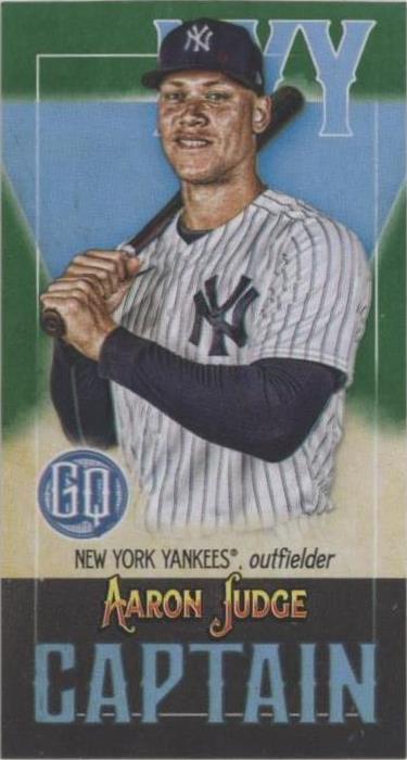 2021 Topps Gypsy Queen - Captains Minis Green #CM-AJ Aaron Judge /99 ...