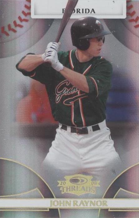 2008 Donruss Threads - Gold Century Proof #55 John Raynor /50 (RC) for ...