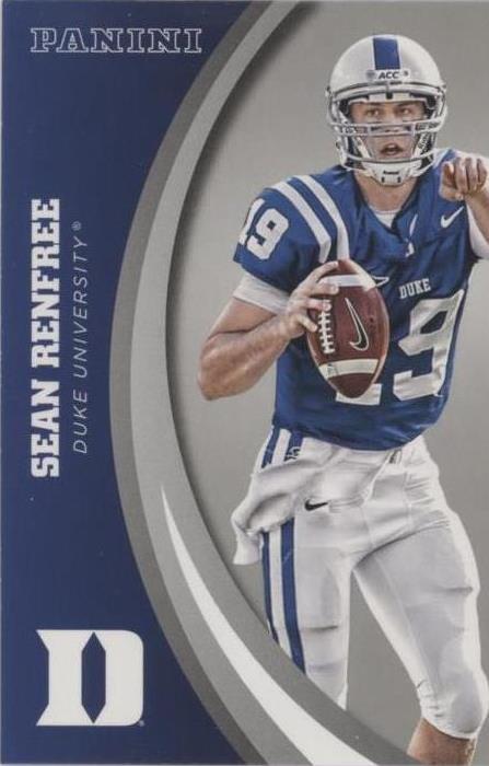 2015 Panini Duke Blue Devils - Silver #47 Sean Renfree for sale online ...