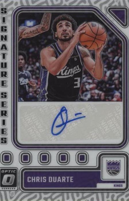 2023-24 Panini Donruss Optic - Signature Series Chris Duarte #SS-DRE ...