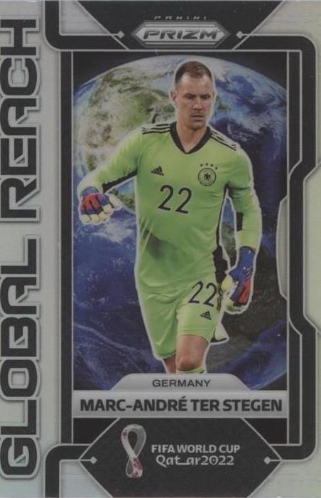 2022 Panini Prizm World Cup Qatar - Global Reach Silver Prizm #2 Marc-Andre ter Stegen for sale ...