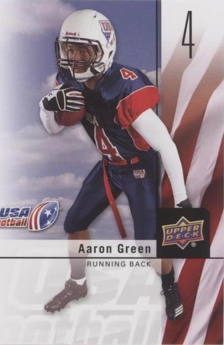 2011-12 Upper Deck USA Football - #4 Aaron Green (RC) for sale online ...