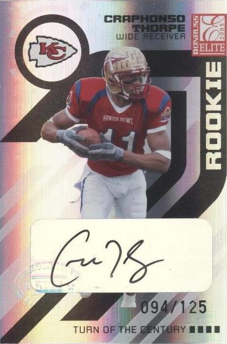 2005 Donruss Elite - Turn of the Century Autographs #131 Craphonso ...
