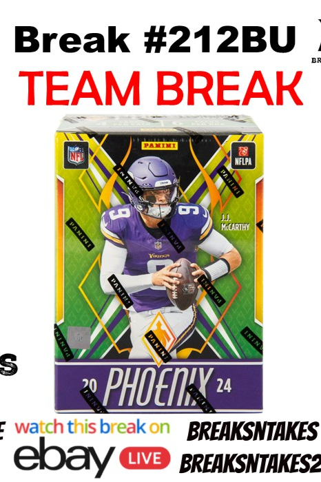 Break #212BU: 2024 Panini NFL Phoenix Football Blaster CASE 20 BOX PYT ...