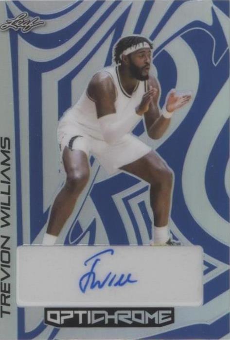 2022-23 Leaf Optichrome - Trevion Williams #BA-TW1 Blue Prismatic /10 ...