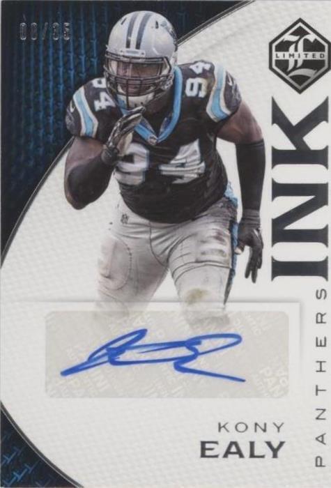 2016 Panini Limited - Limited Ink Kony Ealy #LI-KE Spotlight Silver /35 ...