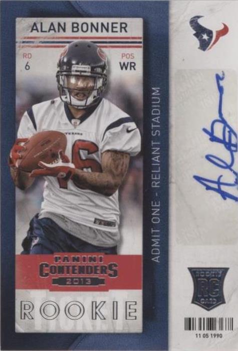 2013 Panini Contenders - #103 Alan Bonner (AU, RC) for sale online | eBay